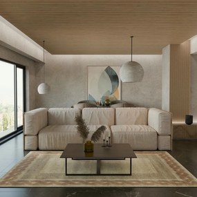 JUTEX Kusový koberec VIRGINIA 73403 261 béžový BARVA: Béžová, ROZMĚR: 120x170  cm