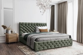 Postel MODEL 02 140x200 olivově zelená - MAGIC VELVET 2295