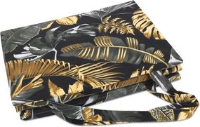 Bellatex Polstr na plážové lehátko - potah na zip Černá 55x195 cm
