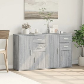 Příborníky 2 ks šedé sonoma 60 x 31 x 70 cm kompozitní dřevo 3276565