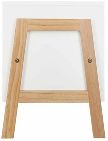 Dřevěný bílý regál do dětského pokoje, 40x33x30 cm