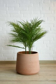 Květináč TROPICO, sklolaminát, výška 29 cm, oranžová