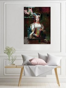 Gario Obraz na plátně Dáma s pramenem v rukou - Jose Luis Guerrero Rozměry: 40 x 60 cm