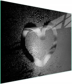 Skleněná Deska Na Krájení 52x30 Srdce Tvrzené Sklo