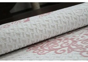 koberec AKRYL MIRADA 5416 Prášek ( Pudra ) Fringe velikost 80x300 cm | krásné koberce cz