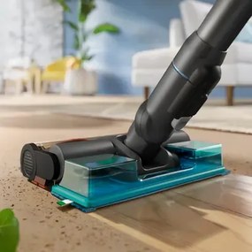Philips Aqua 7000 XC7163/01 černo-modrá / Aku tyčový vysavač / Suché a