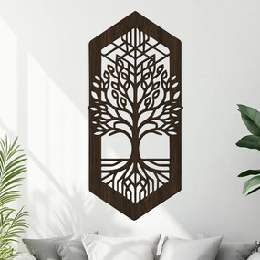 dřevo života Dřevěný strom SJEDNOCENÍ Zvolte rozměr (cm): 36x80, Zvolte barvu dekoru: Wenge