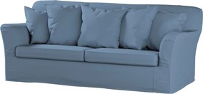 Potah na pohovku IKEA Tomelilla rozkládací barva modrá látka pletený vzor