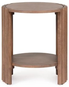 BIZZOTTO Noční stolek ORISSA hnědý ø43 cm 0747229