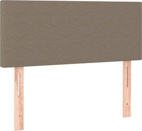 Box spring postel s matrací taupe 90x200 cm textil 3140429