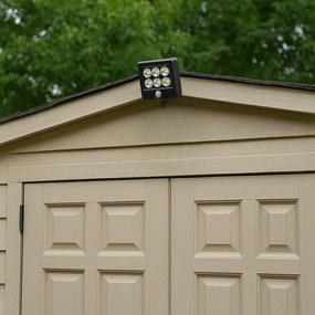 Exteriérové ​​solární LED svítidlo Depo, 1x LED 1,05w, černá