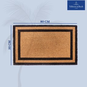 Villeroy & Boch, Rohožka Villeroy & Boch 106118 Cocos – na ven i na doma, 80x50, hnědá, chodba / předsíň