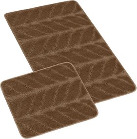 Bellatex SADA BANY 60x100 + 60x50 cm - bez výkroje Hnědá 60x100 cm, 60x50 cm (SADA)