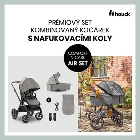 Hauck Kombinovaný kočárek Comfort N Care Air 2v1 dark grey