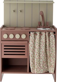 BLOOMINGVILLE Mini kuchyňka Pippi, hnědá, MDF
