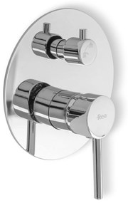Rea Lungo - Podomítkový sprchový set, chrom, REA-P8007