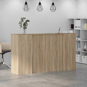 Recepční stůl dub sonoma 180x50x103,5 cm kompozitní dřevo 3324207