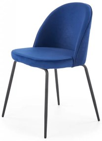 Designová židle Zyonne tmavě modrá