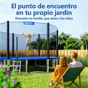 Monzana Trampolína Ø427cm včetně ochranné sítě TÜV SÜD GS
