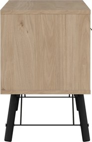 TV stolek v dekoru dubu v přírodní barvě 150x60x40 cm Ry – Tvilum