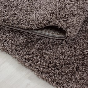 Ayyildiz Kusový koberec DREAM 4000, kulatý, Taupe Rozměr koberce: 120 cm KRUH