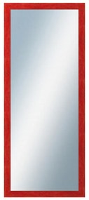 DANTIK - Zarámované zrcadlo - rozměr s rámem cca 50x120 cm z lišty RETRO červená (2534)