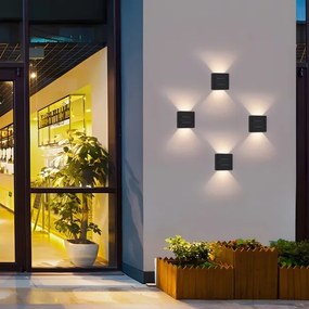 Immax 08520L - LED Venkovní nástěnné svítidlo LUXLINE 6W/230V 3000K IP54 černá