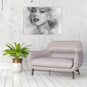 Obraz - Portrén Merilyn Monroe (70x50 cm)