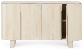BIZZOTTO Dřevěný TV stolek SERAPIS 140x58 cm světlý 0747186