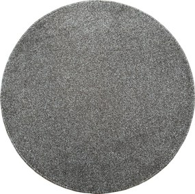 Vopi, Kusový koberec Apollo Soft hnědý kruh, 200x200 (průměr) kruh, hnědá, chodba / předsíň