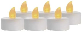 Emos 6x čajová LED svíčka - bílá