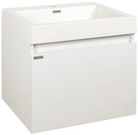 Koupelnová skříňka s umyvadlem Naturel Verona 60x48 cm bílá VERONA60WH