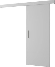 Posuvné dveře, bílá/bílá/stříbrná, SALDOR 90 1