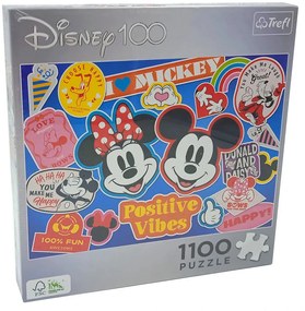 Trefl puzzle 1100 dílků - mickey a minnie mouse