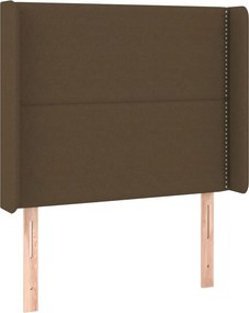 Box spring postel s matrací a LED taupe 90x200 cm textil 3138769
