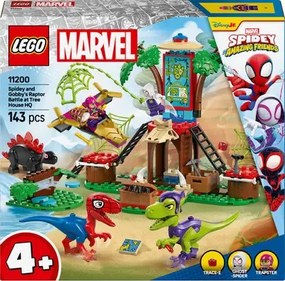 LEGO® Marvel 11200 Spidey, Gobby a raptoří bitva na základně na stromě
