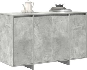 Servírovací skříň Betonově šedá 120 x 41 x 75 cm 3333899