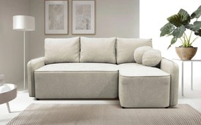 XXXLutz ROHOVÁ SEDAČKA, textil, krémová MID.YOU - Sedací soupravy - 001574006704