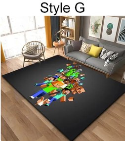 Kobereček/předložka s motivem Minecraft - 100x120 cm Motiv: Style G