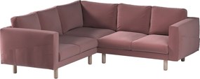 Potah na pohovku IKEA Norsborg rohová 4-místná barva fialová látka sametová