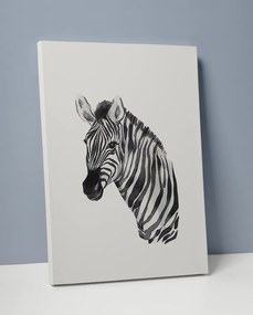 Obraz Zebra Bez okraje 30 x 40 cm - napnuté plátno na dřevěném rámu