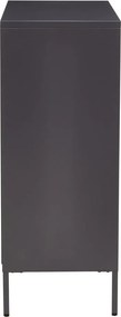 Šedá ocelová vitrína 80x102x40 cm Acier – Premier Housewares