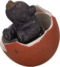 Rostoucí a líhnoucí vejce Medvěd černý / Rostoucí hračka / Plast / 6 c