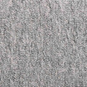 Schodové rohože 15 ks 65 x 21 x 4 cm světle šedé s obdélníkovým okrajem 134570