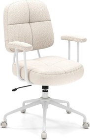 Costway Kancelářská židle ergonomická otočná židle s područkami a kolečky