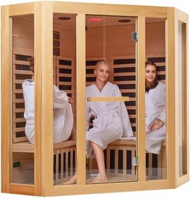 Far Infrared Wooden Sauna Room Domácnost Sauna Spa pro 3 až 4 osoby 2470 W