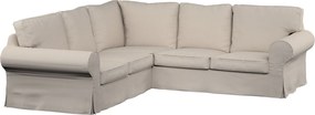 Potah na pohovku IKEA  Ektorp rohová barva šedá látka pletený vzor