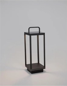 NV 9922510 Venkovní stojací lampa BALI antracitový hliník LED 2W 3000K 5V DC 108st. IP65 solární / USB kabel / vypínač na těle / stmívatelné - NOVA LUCE