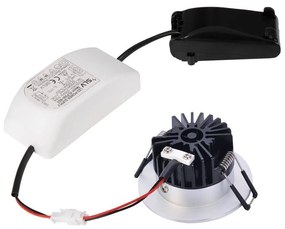 LA 1002100 PATTA-I, LED venkovní svítidlo k zabudování do stropu, kulaté DL IP65 stříbrná 1800-3000K - BIG WHITE (SLV)