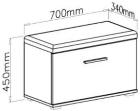 Botník LIMA ST-2 Halmar